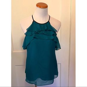 Arden B | Tops | Arden B Ruffle Front Blouse S | Poshmark